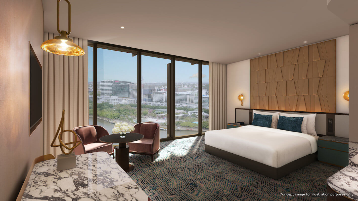 The Star Brisbane first-look reveals luxury hotel, sports bar, ballroom ...